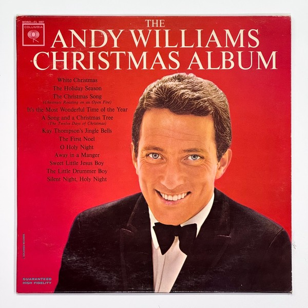 Andy Williams - The Andy Williams Christmas Album Vinyl LP 1963 | Reco ...